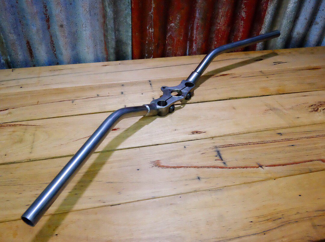 BNM Speedster Inline Springer Meatballs Top Clamp Handlebars – Bar-None ...